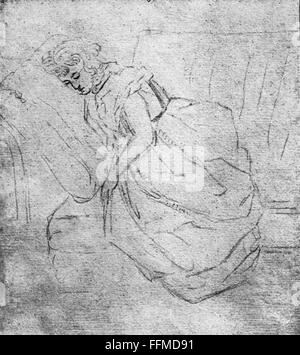 Vulpius, Christiane, 1.6.1765 - 6.6.1816, wife of Johann Wolfgang von ...