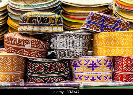 Traditional Omani Kuma hats Stock Photo - Alamy