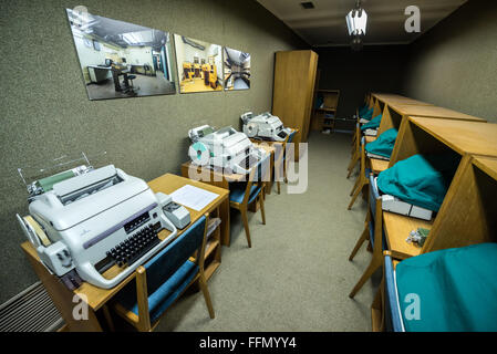 Siemens T100 Teleprinter in office of Josip Tito bunker, leader of ...
