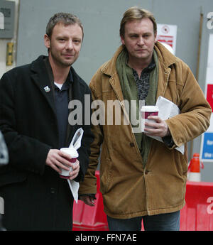 Life On Mars Actors Philip Glenister and John Simm London (credit image ...