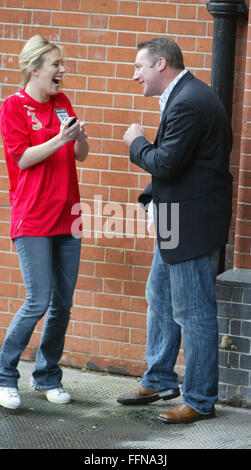 Kirsten O'Brien,Ally McCoist (credit image©Jack Ludlam Stock Photo - Alamy