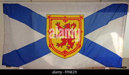 Flag of the Canadian Province of Nova Scotia, with a Ripple Effect ...