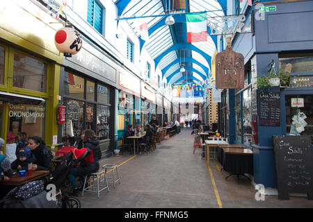Brixton Village and Market Row, Brixton's covered market, South London ...