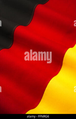 GERMAN FLAG MADE OF STITCHED COTTON BUNTING Stock Photo - Alamy