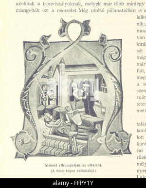 This Hungarian-language vintage book, 'A magyar nemzet tortenete ...