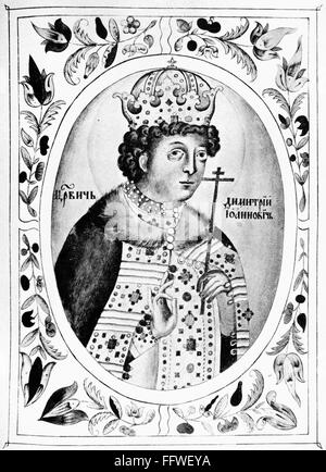 TSAREVICH DMITRY IVANOVICH /n(1582-1591). Russian tsarevich, son of ...