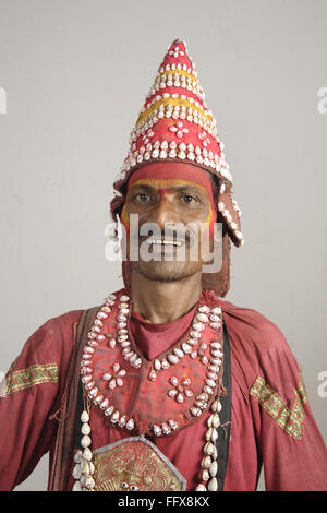 Gondhali from Sholapur District playing drums , Maharashtra , India MR ...