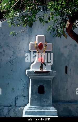 The simple Crucifix, the oldest symbol of Christianity colourfully ...