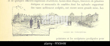 An illustrated work depicting the surroundings of Paris, featuring ...