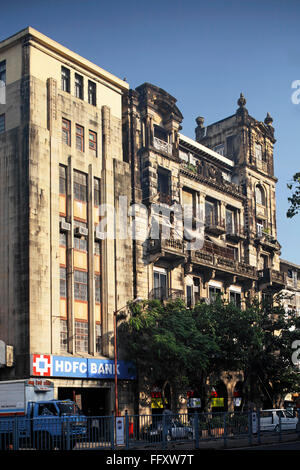 History art deco building , Bombay Mumbai , Maharashtra , India Stock ...