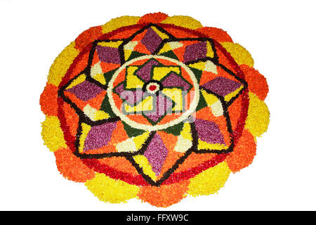 Pukalam flower arrangement, pookalam, onam festival, Cochin, Kochi ...