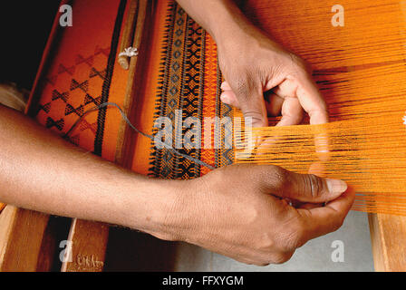 Handloom weaving , Bhuj , Kutch , Gujarat , India Stock Photo - Alamy