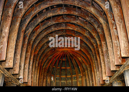 Pillars hall in Bhaja caves in 2nd century B.C ., Lonavala, Maharashtra ...