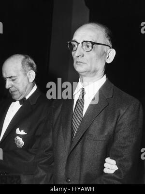 RUDOLPH ABEL (1903-1971)./nAlias of Vilyam Fisher, a Soviet spy. Abel ...