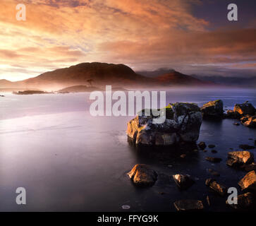 Mountains in Rannoch Moor, Scotland Stock Photo - Alamy