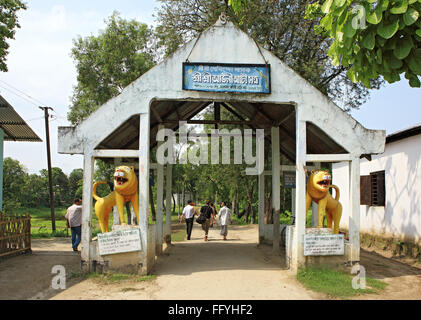 Vaishnavite hindu monastery or satra at kamalabari ; Majuli Island ; Assam ; India Stock Photo ...