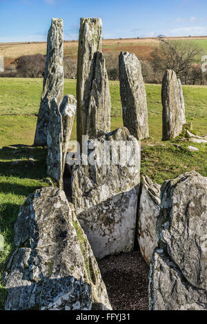 Cairnholy chambered Cairns In Scotland Stock Photo - Alamy