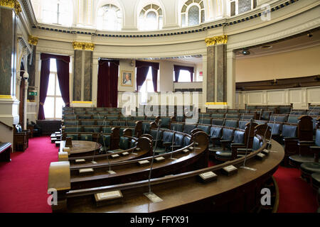 The main debating Chamber in the Council House, Birmingham, UK Stock ...