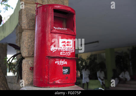 Post box at Rameswaram , Tamil Nadu , India Stock Photo - Alamy