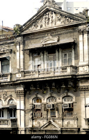 Old building front in Bombay Mumbai, Maharashtra, India, Asia Stock ...