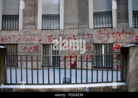 syrische Botschaft, Berlin-Tiergarten /Embassy of Syria, Berlin Stock ...