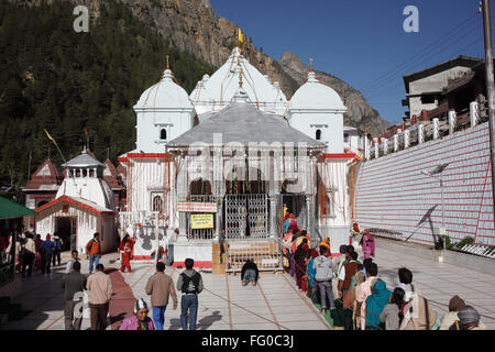 Worshipper Ganga temple Gangotri Uttarakhand India Stock Photo - Alamy