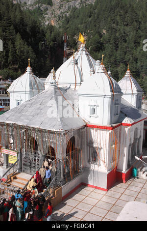 Worshipper Ganga temple Gangotri Uttarakhand India Stock Photo - Alamy