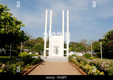 French War Memorial, Pondicherry, South India Stock Photo - Alamy