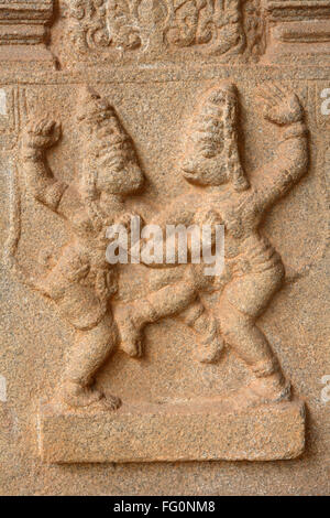 Statues at Ramchandra Temple , Hazara Rama , Hampi , Vijayanagara ...