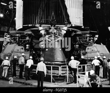Saturn V Launch Vehicle Assembly, Apollo 11 Stock Photo - Alamy