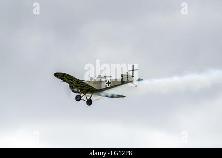Junkers CL1 Flying over Shoreham Airfield Stock Photo - Alamy