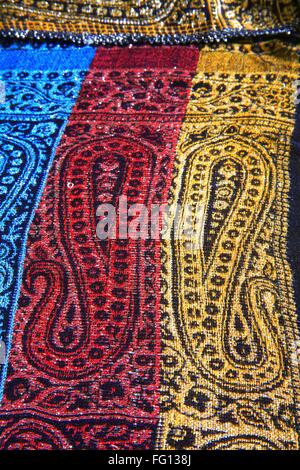 Concept ; fabric dushala shawl stole embroidered wrapper Stock Photo ...