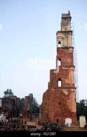 Tower of Church of St. Augustine, UNESCO World Heritage, Old Goa, Velha ...