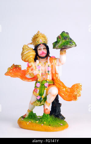 Holy hindu mountain - Hanuman Stock Photo - Alamy