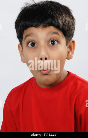 Children making funny faces - model released Stock Photo - Alamy