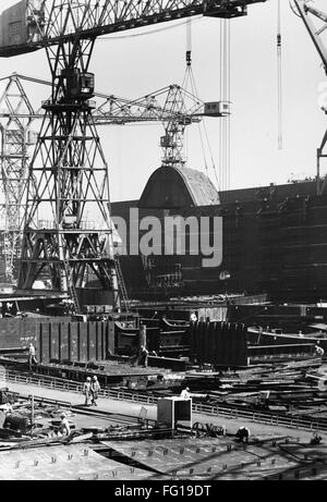 JAPAN: SHIPYARD, 1962. /nThe Yokohama Shipyard and Engine Works in ...