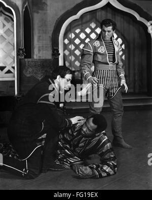 THEATRE: OTHELLO, 1943. /nPaul Robeson as Othello and Jose Ferrer as ...