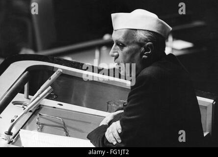 JAWAHARLAL NEHRU /n(1889-1964). Indian political leader. As Prime ...