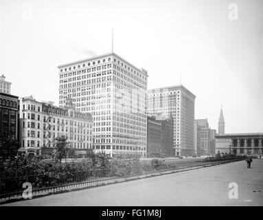 CHICAGO: SANTA FE BUILDING. /nA view of the Santa Fe Building (also ...