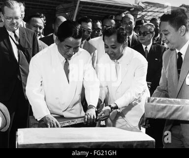 Ngo Dinh Diem (1901–1963), leader of the Republic of Vietnam who was ...