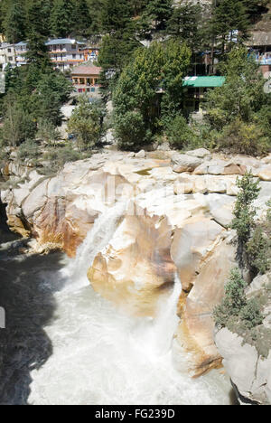 waterfall, ganga river, uttaranchal, india Stock Photo - Alamy