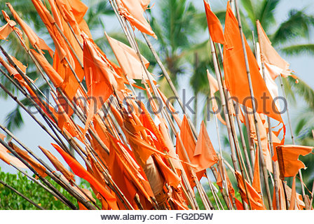 Orange Flag - Symbol of Hindu religion Stock Photo: 130256885 - Alamy