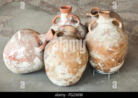 Ancient Roman pottery artefact reconstructed from multiple pieces ...