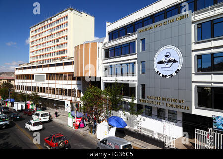 UMSA (Universidad Mayor de San Andres) university Monoblock building ...