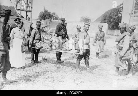WWI, Wounded Soldier Stock Photo - Alamy