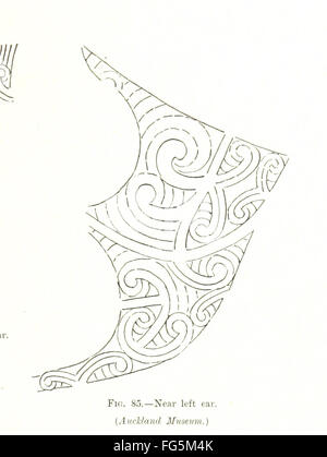 This vintage book explores the tradition of Māori tattooing, known as ...