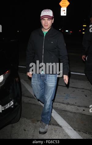 Emile Hirsch seen arriving at Craigs restaurant for dinner Featuring ...