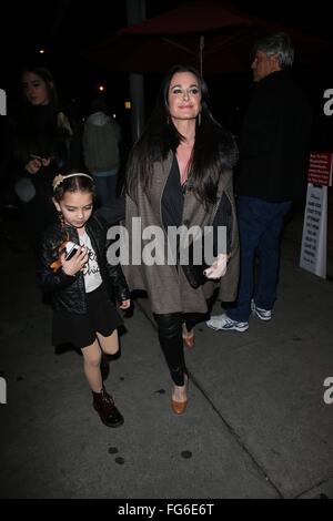 Kyle Richards and Faye Resnick seen going to dinner together at Craigs ...
