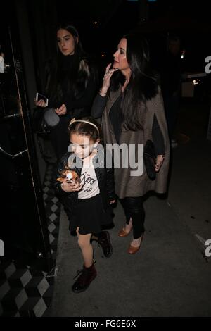 Kyle Richards and Faye Resnick seen going to dinner together at Craigs ...