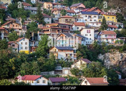 Houses in the Vratnik district in Sarajevo, Bosnia and Herzegovina ...